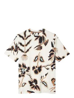 Paul Smith Ecru 'bohemia' Print T-shirt - White