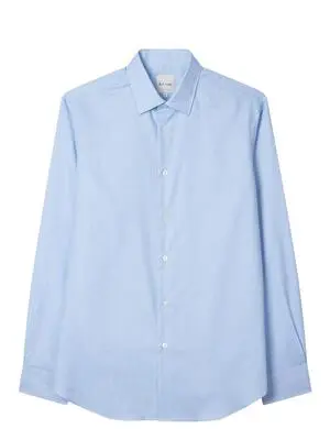 Paul Smith Tailored-fit Geo Easy Care Shirt - Blue
