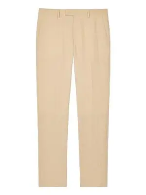 Paul Smith Linen Tapered-fit Trousers - White