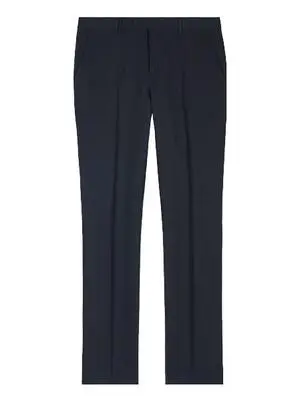 Paul Smith Linen Tapered Trousers - Blue