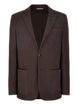 Canali Single-breasted Two-button Jacket - Brown