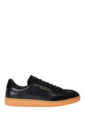 Paul Smith Leather Trainers - Black