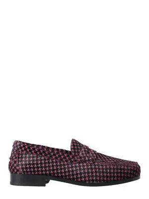 Paul Smith Houndstooth 'lido' Loafers - Purple