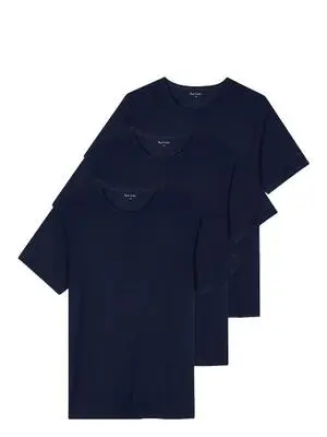 PAUL SMITH Navy Modal Lounge T-shirts Three Pack