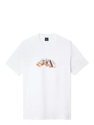 Paul Smith Cotton 'matchboxes' Print T-shirt - White