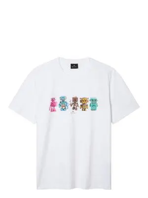 Paul Smith Robots' T-shirt - White