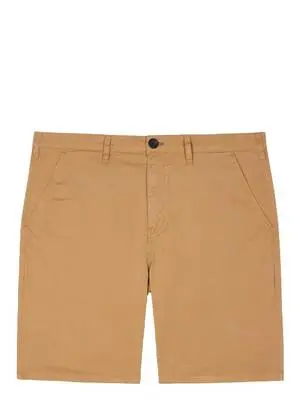 Paul Smith Organic Cotton-stretch Shorts - Brown