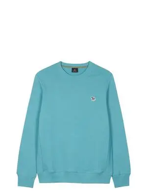 Paul Smith Organic Cotton Zebra Logo Sweatshirt - Green
