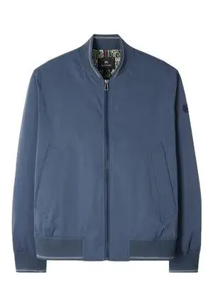Paul Smith Textured Bomber Jacket - Grey