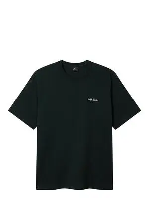 Paul Smith Dark Logo Embroidery Cotton T-shirt - Green