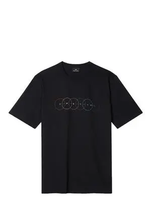 Paul Smith Multi Circles Print T-shirt - Black