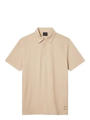 Paul Smith Pale Tan Concealed-placket Polo Shirt - Brown