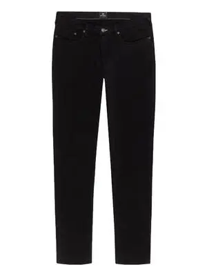Paul Smith Tapered-fit Gart-dye Jeans - Black