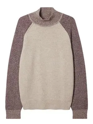 Paul Smith Ribbed Roll Neck Sweater - Grey