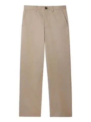 Paul Smith Stone Two-tone Cotton Twill Chinos - Brown