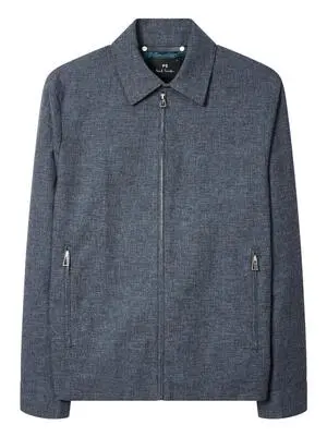 Paul Smith Cotton-linen Melange Jacket - Blue