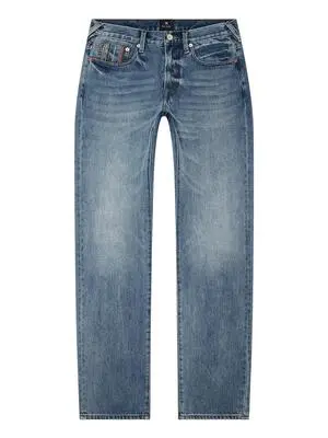 Paul Smith Relaxed Tapered-fit Jeans - Blue