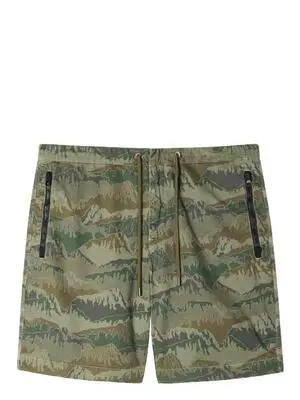Paul Smith Camouflage Print Shorts - Green