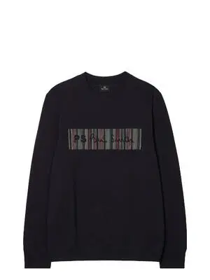 Paul Smith Cotton-blend Sweatshirt With Logo - Blue