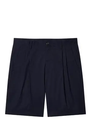 PAUL SMITH Cotton-Nylon Pleated Shorts