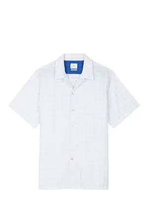 Paul Smith Casual-fit Cotton 'geometric' Shirt - White