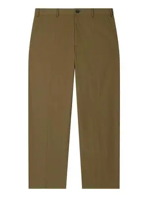 Paul Smith Khaki Cotton-blend Regular-fit Chinos - Green