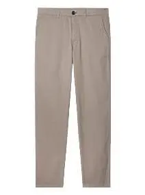 Paul Smith Tapered-fit Taupe Stretch-cotton Chinos - Grey