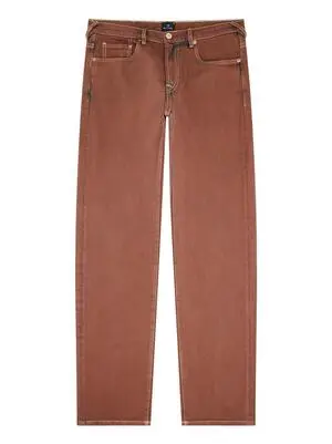 Paul Smith Relaxed Tapered-fit Jeans - Brown