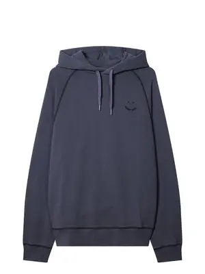 Paul Smith Organic Cotton 'happy' Hoodie - Grey