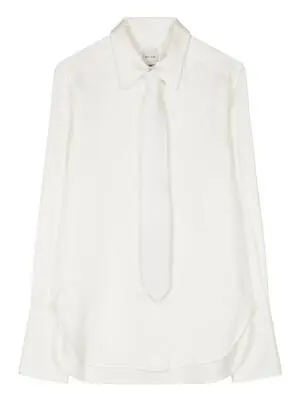 Paul Smith Tie Shirt - White