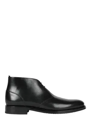 Paul Smith Leather 'wilbur' Boots - Black
