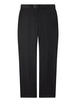 Paul Smith Tonal Stripe Tux Trousers - Black
