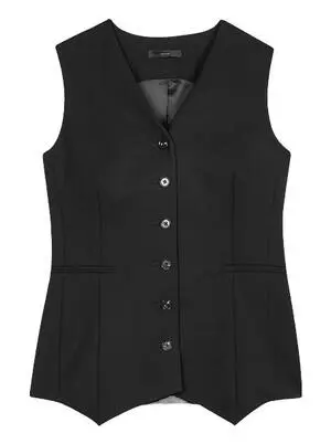 Paul Smith Wool Travel Waistcoat - Black