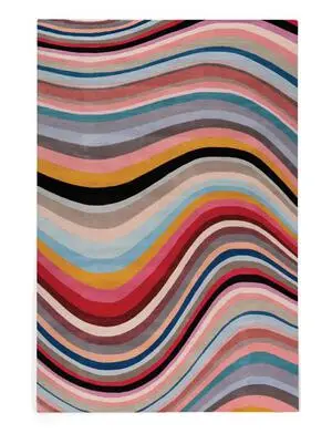 THE RUG COMPANY Modern Swirl Rug Paul Smith - Multicolour