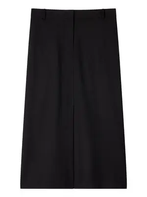 Paul Smith Tailored Wool Skirt - Black
