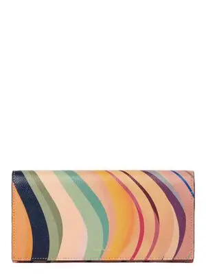 Paul Smith Leather Tri-fold Purse - Multicolour