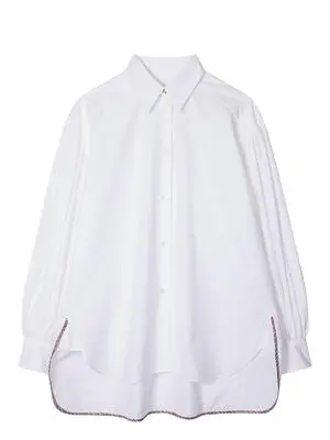 Paul Smith Signature Stripe Trim Shirt - White