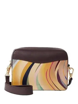 PAUL SMITH Paul Smith 'Dusky Swirl' Leather Camera Bag