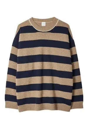 Paul Smith Lambswool-blend Striped Sweater - White