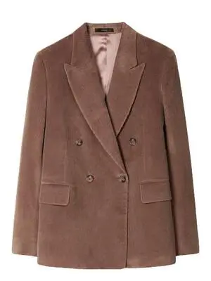 PAUL SMITH Cord Double-Breasted Blazer