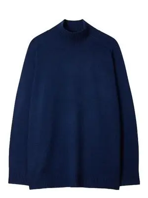 Paul Smith Cashmere-blend Roll Neck Sweater - Blue