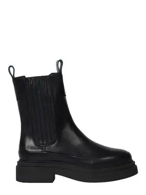 Paul Smith Leather Chelsea Boots - Black
