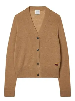 Paul Smith Knitted Cashmere Cardigan - Brown