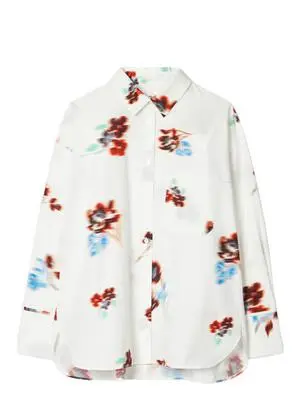 Paul Smith Floral Cotton Shirt - White