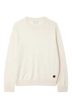 Paul Smith Crew Neck Cashmere Sweater - White