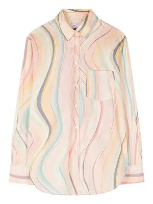Paul Smith Faded Swirl Shirt - Multicolour