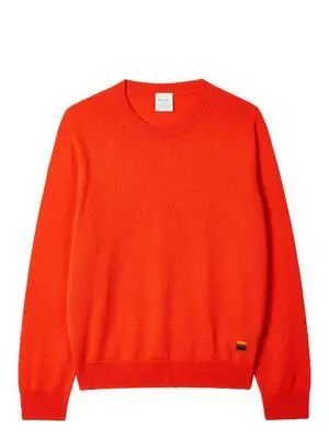 Paul Smith Crew Neck Cashmere Sweater - Red
