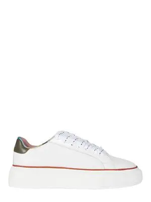 Paul Smith Leather Platform Trainers - White