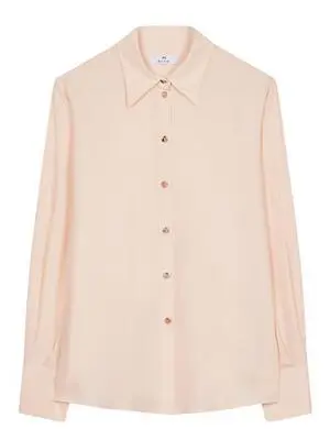 Paul Smith Silk-blend Blouse - White