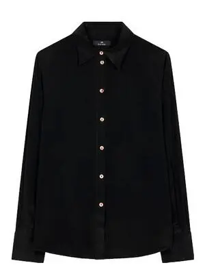 Paul Smith Silk-blend Blouse - Black